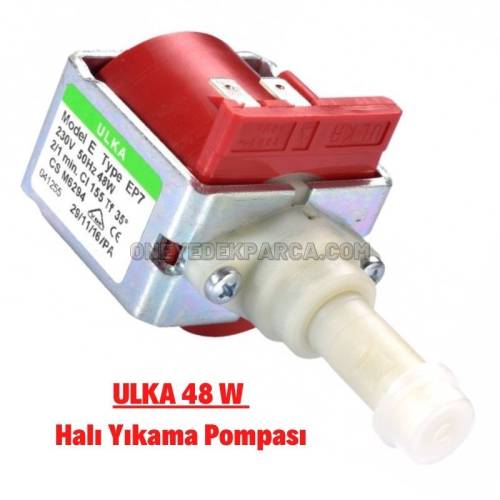 Ulka Halı Yıkama Makinesi Su Pompası Motoru 48w